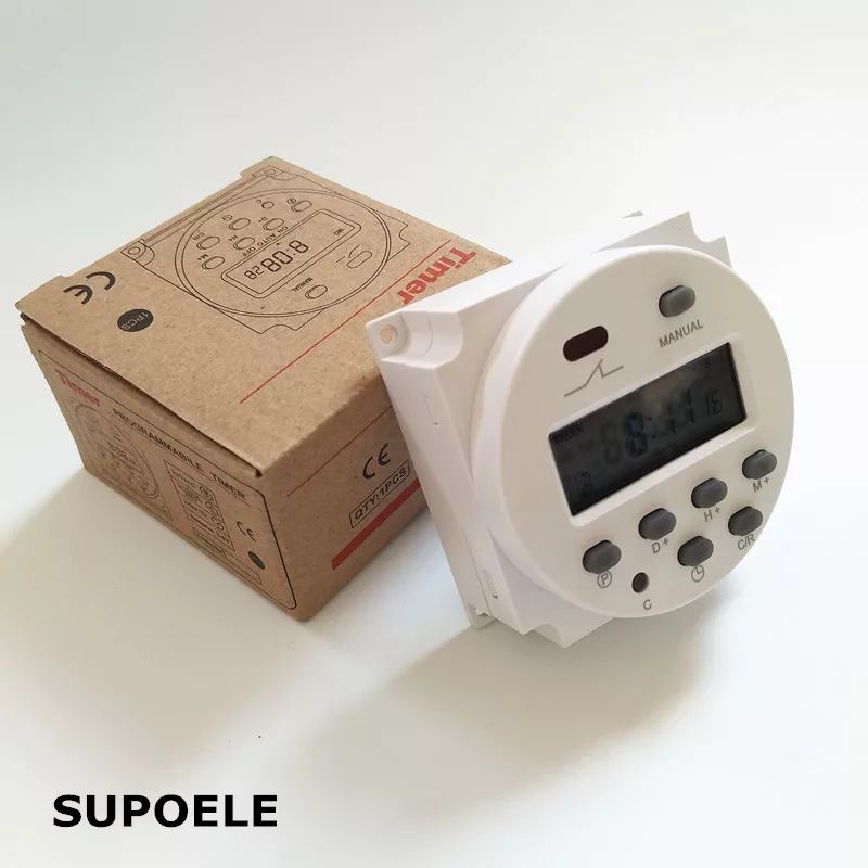 Jual Timer CN101A 12V 220V Weekly Programmable Timer Switch Digital ...