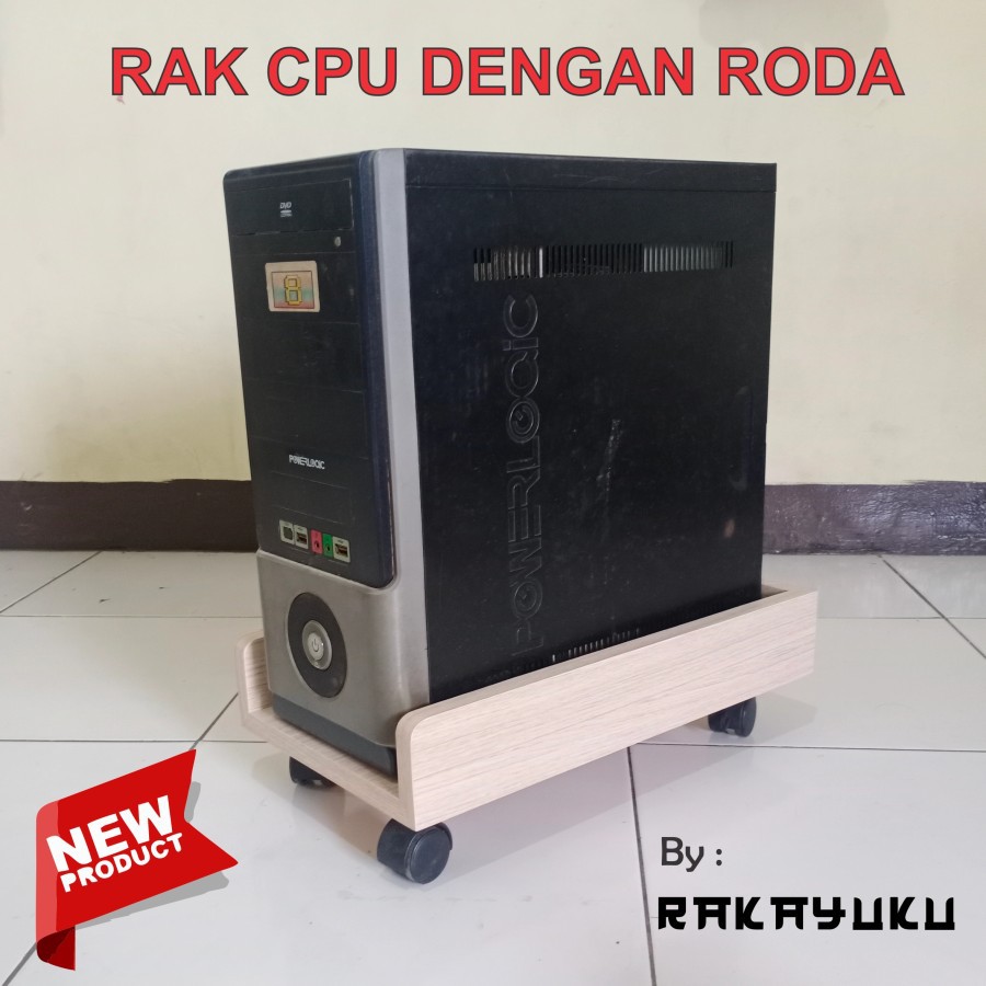 Jual rak cpu, tray cpu dengan roda | Shopee Indonesia