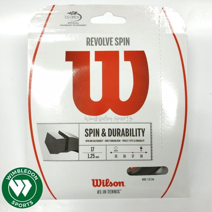 Jual NEW Senar Tenis Wilson REVOLVE SPIN (Spin & Durability) | Shopee ...
