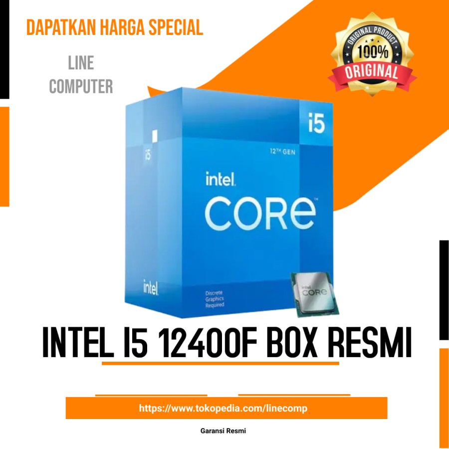 Jual Processor Intel Core i5-12400F 4.4Ghz BOX LGA1700 | Shopee Indonesia