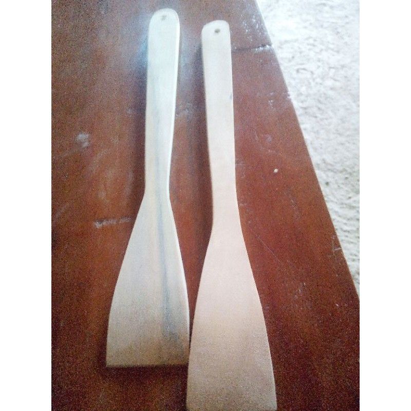 Jual sepatula kecil untuk teflon dari kayu jati,kuat dan gk mudah patah ...