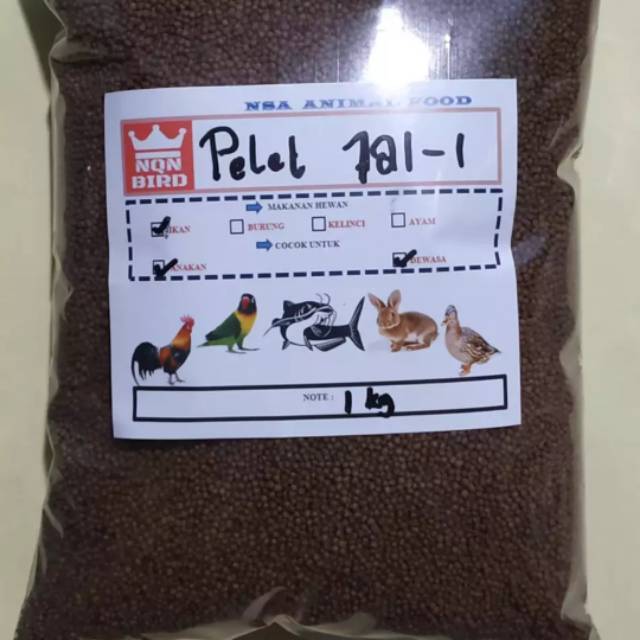 Jual Pelet ikan lele 781-1 1kg pakan gurame nila hi-pro-vite pelet ikan ...