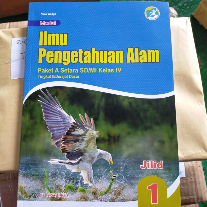 Jual Modul Paket A IPA kelas 4 penerbit Aryaduta | Shopee Indonesia