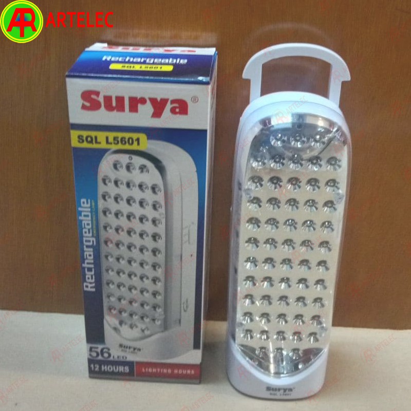 Jual Lampu Led Emergency SURYA SQL L-5601 lampu darurat portable bisa ...