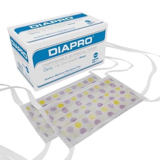 Jual Masker diapro tie on (ecer) | Shopee Indonesia