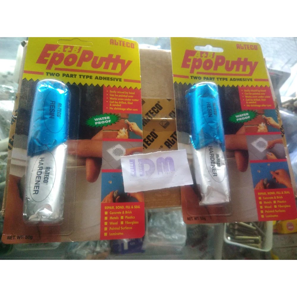 Jual Alteco Lem Epo Eppo Putty Porting Kapal Serbaguna 50 Gr 15gr 100gr ...