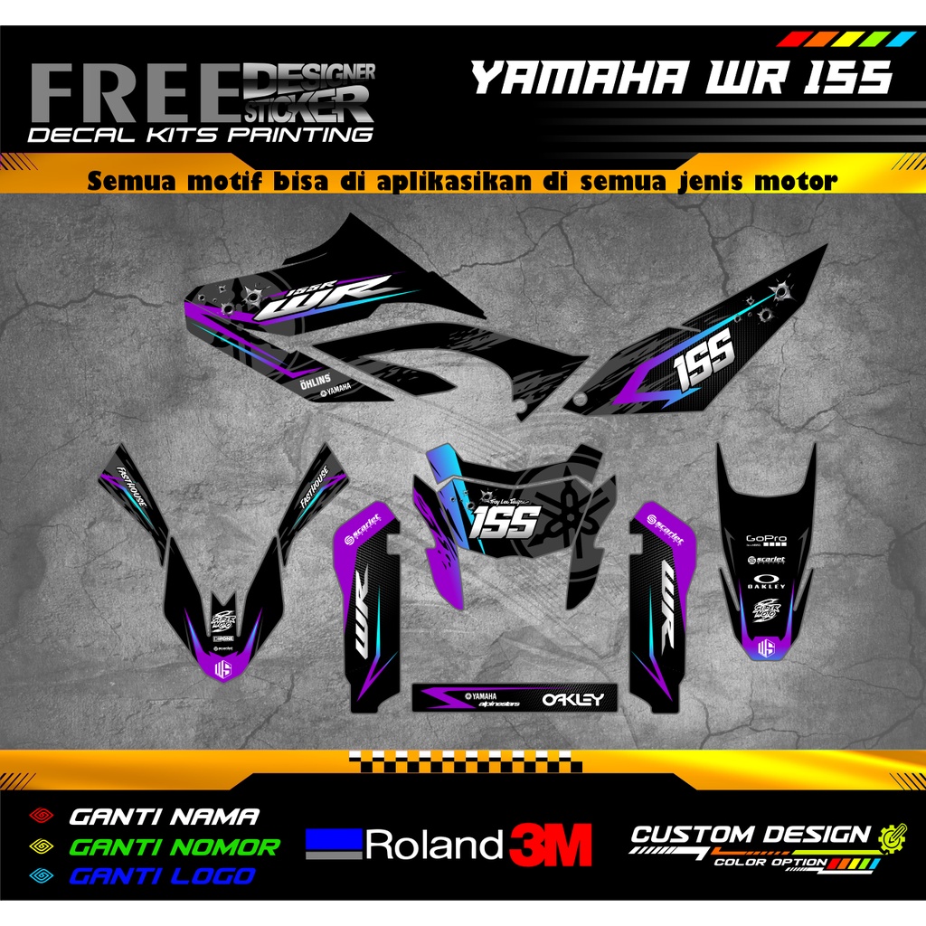 Jual Decal Stiker Yamaha WR155 WS006 | Shopee Indonesia
