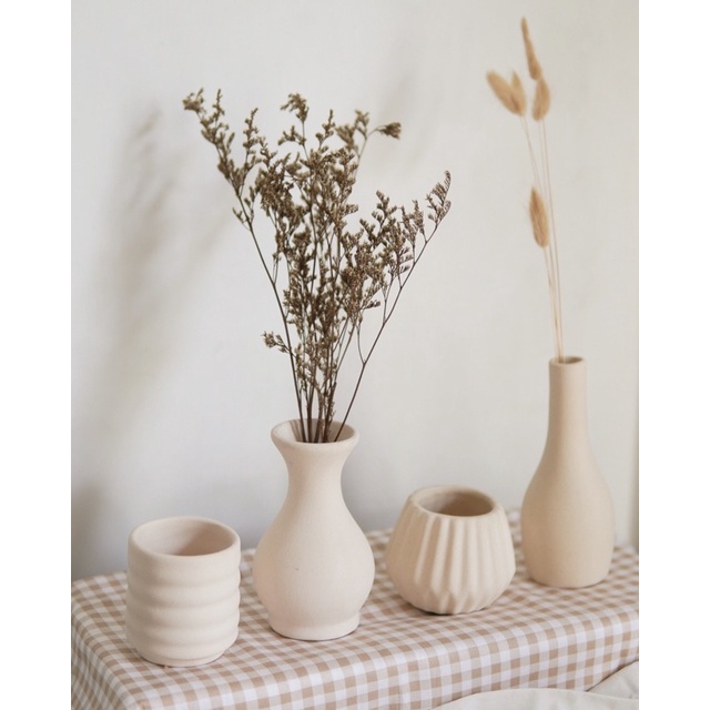 Jual Vas Pot Tanaman Bunga Gerabah / Aesthetic Pottery Home Decorationi ...