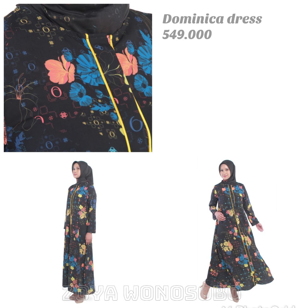 Jual Zoya Dress Dominica Black (COD) | Shopee Indonesia