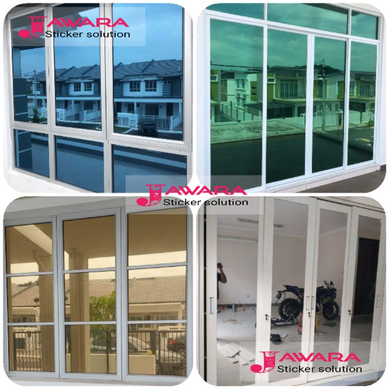 Jual KACA FILM ONE WAY CERMIN 1 ROLL 150cm x 30 meter, BIRU ,HIJAU ...