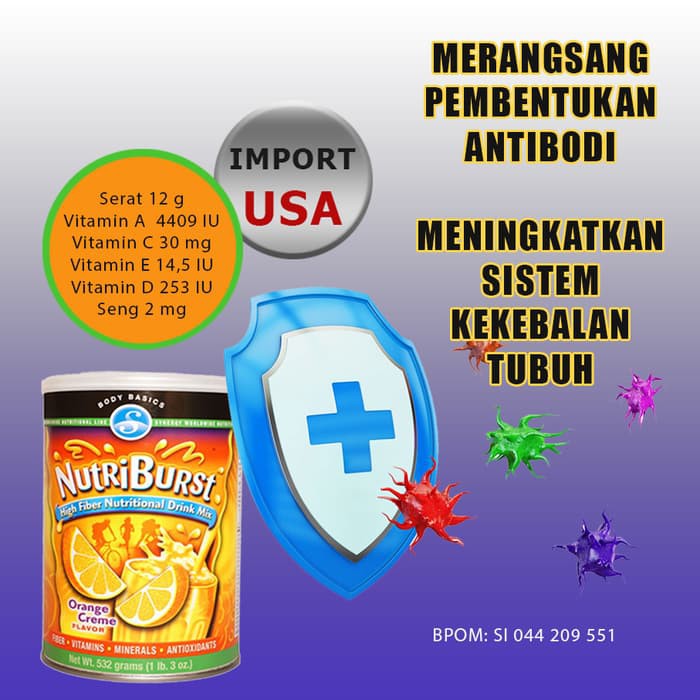 Jual BX982 Nutriburst - Vitamin Imun Anak - Vitamin C-A-D Dan Mineral ...