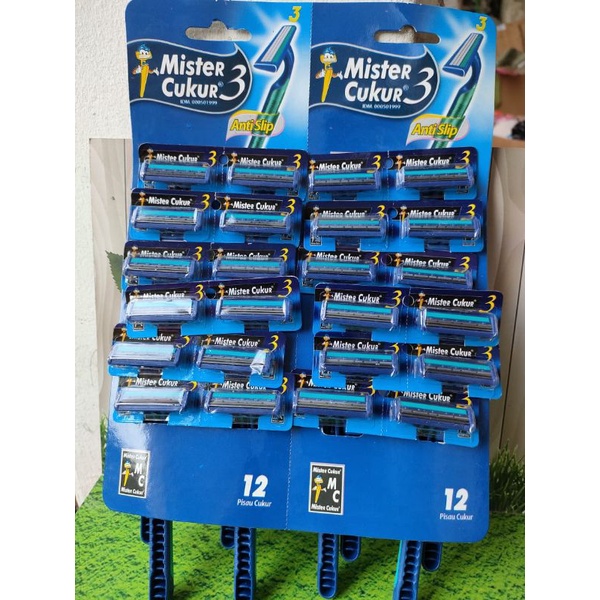 Jual ALAT CUKUR KUMIS BIRU MATA 3 PER LUSIN | Shopee Indonesia