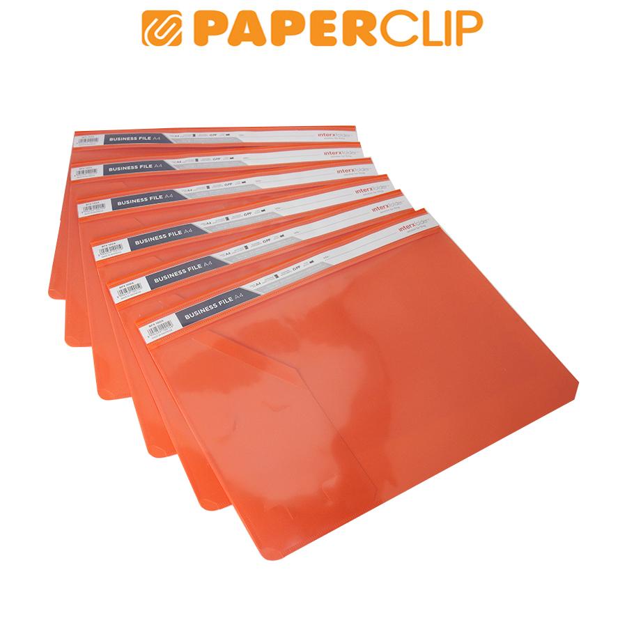 Jual MAP / BUSINESS FILE INTERX BFX100A ISI 6 A4 ORANGE | Shopee Indonesia