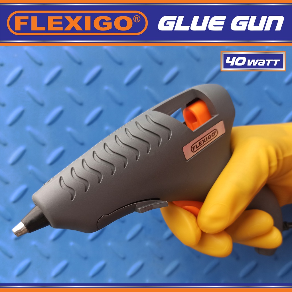 Jual Glue Gun Ergonomic Pro Lem Tembak Flexigo 40 Watt | Shopee Indonesia