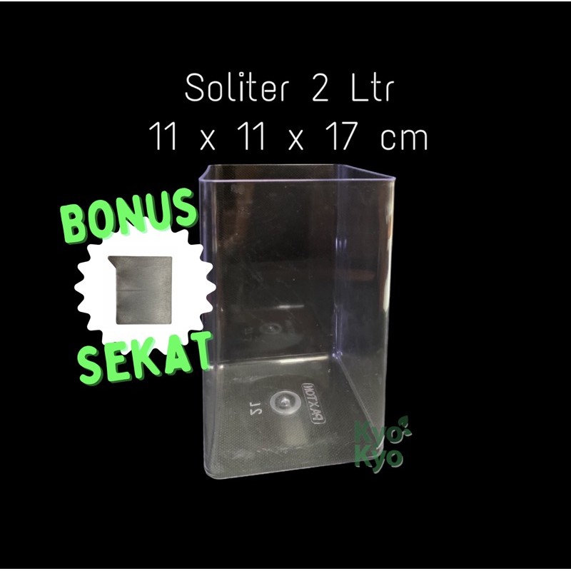 Jual Toples Cupang Mika Akrilik Solitaire Soliter Acrylic 2L PAXTON 2 ...