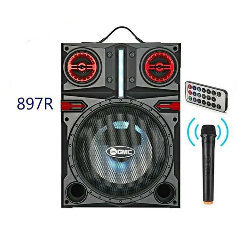Jual Speaker Portable Bluetooth GMC 897H / 897R | Shopee Indonesia
