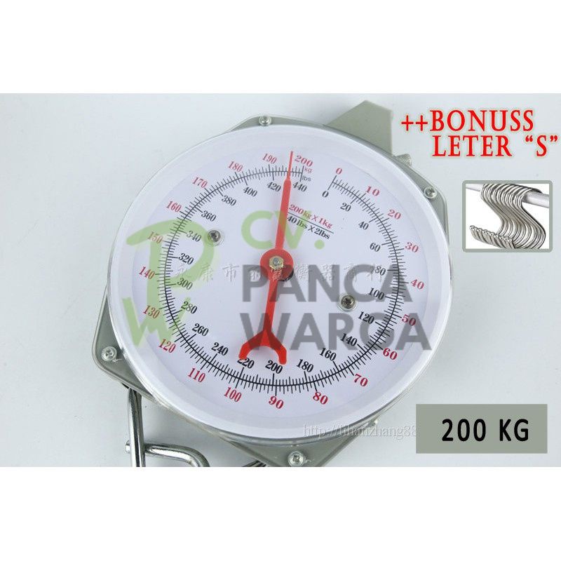 Jual Timbangan Gantung Besi jarum 200kg | Shopee Indonesia