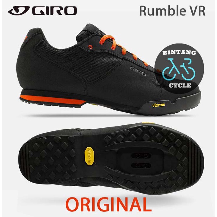 Jual Giro Rumble VR Black Glowing Red - Sepatu Cleat Sepeda MTB ...