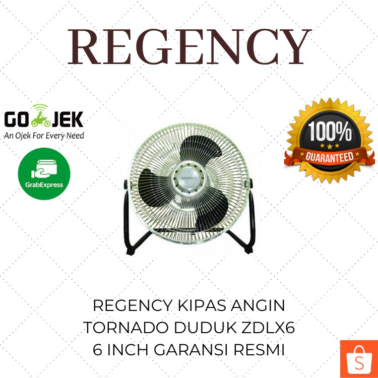 Jual Regency Kipas Angin Besi Duduk Tornado ZDLX 6 6 inch Kecil Mini Murah Original Garansi ...