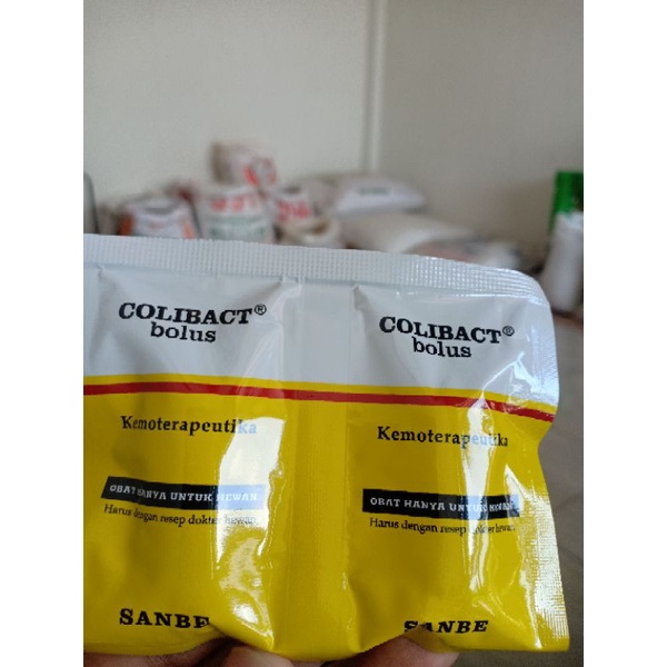 Jual Colibact bolus/Obat diare sapi kambing kuda domba dan babi 1 bolus ...