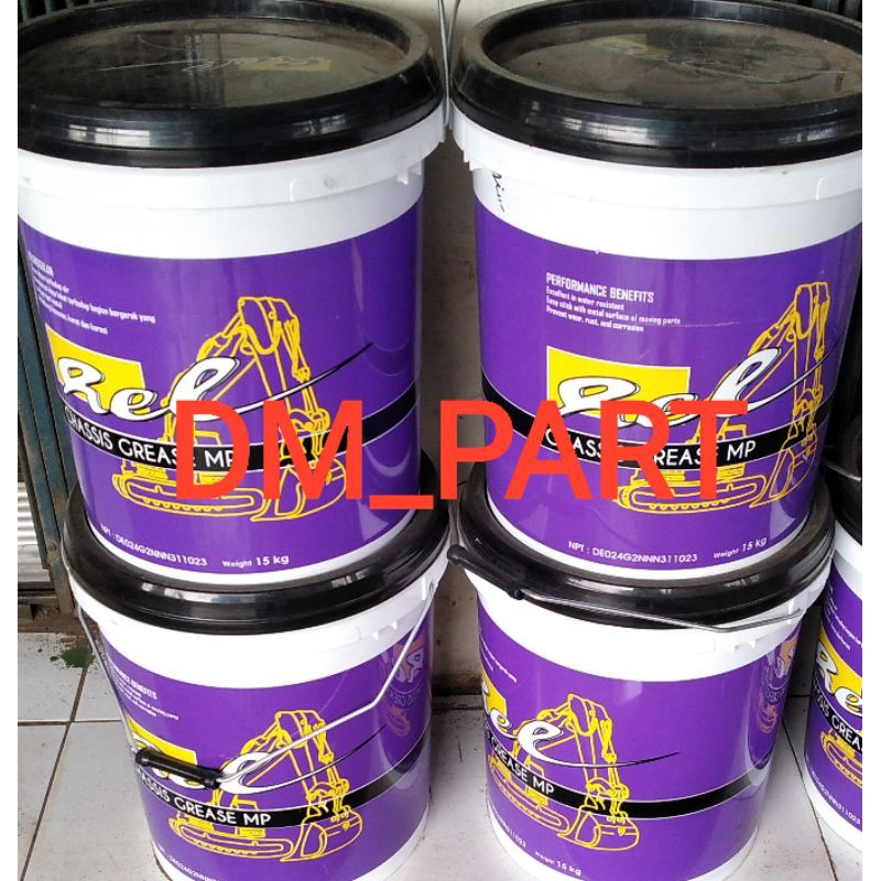 Jual gemuk grease stempeT PASLIN alat berat CHASIS beku excavator dozer ...