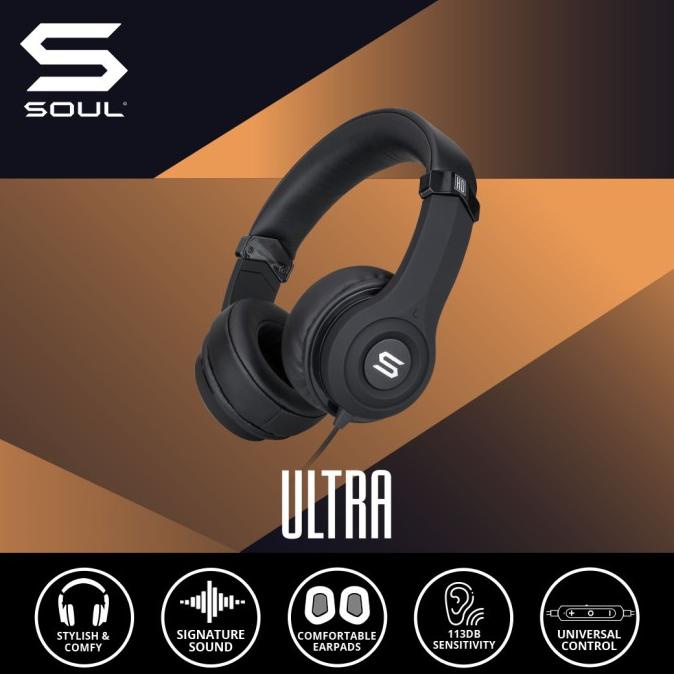 Jual SOUL ULTRA High Definition Dynamic Bass On-Ear Headphone | Shopee ...