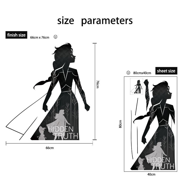 Jual STIKER DINDING WALLSTIKER MOTIF FROZEN ELSA ANNA KARTUN KARAKTER ...