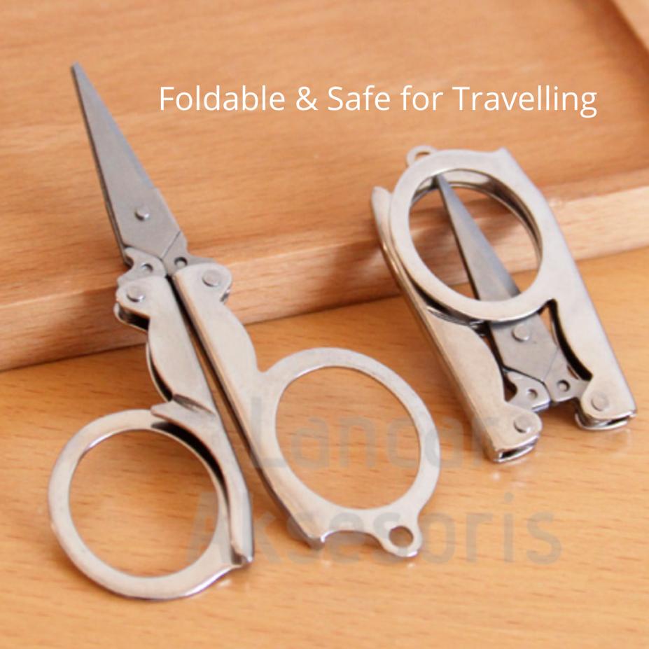 Jual Gunting Lipat Kecil Mini Portable Premium / Mini Scissors ...