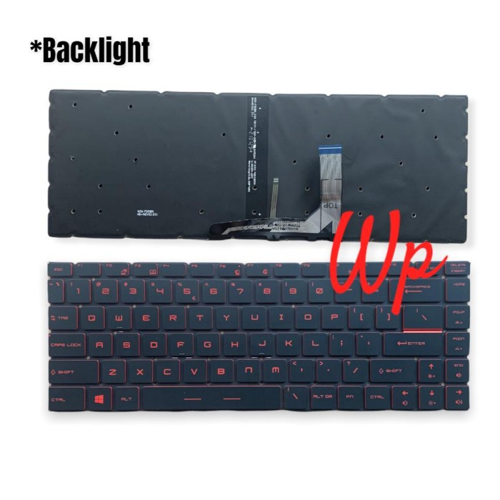 Jual kibor kibord keyboar keybor Keyboard Laptop MSI GS65 GS65VR MS ...
