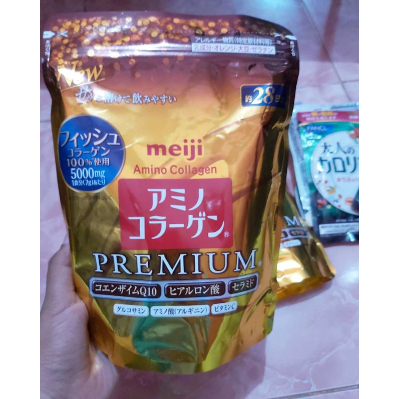 Jual Meiji Amino Collagen/PREMIUM new packaging | Shopee Indonesia