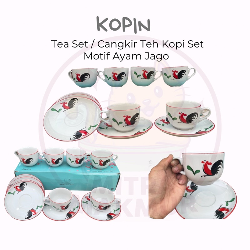 Jual SALE!! COFFE SET NAPOLEON 12 PC / TEA SET / GELAS CANGKIR SET ...