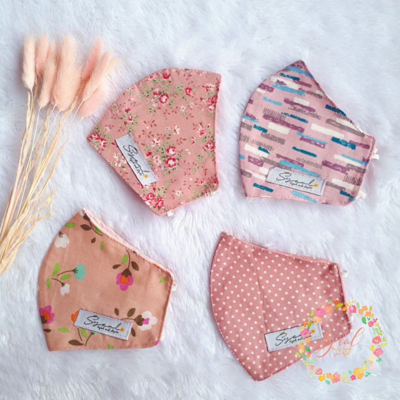 Jual Masker Kain 3 Ply Hijab dan Non Hijab (Syral Mask) | Shopee Indonesia