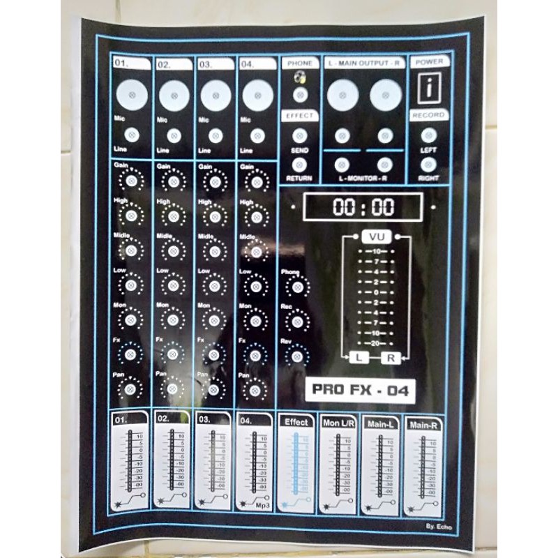 Jual Stiker Mixer 4ch | Shopee Indonesia