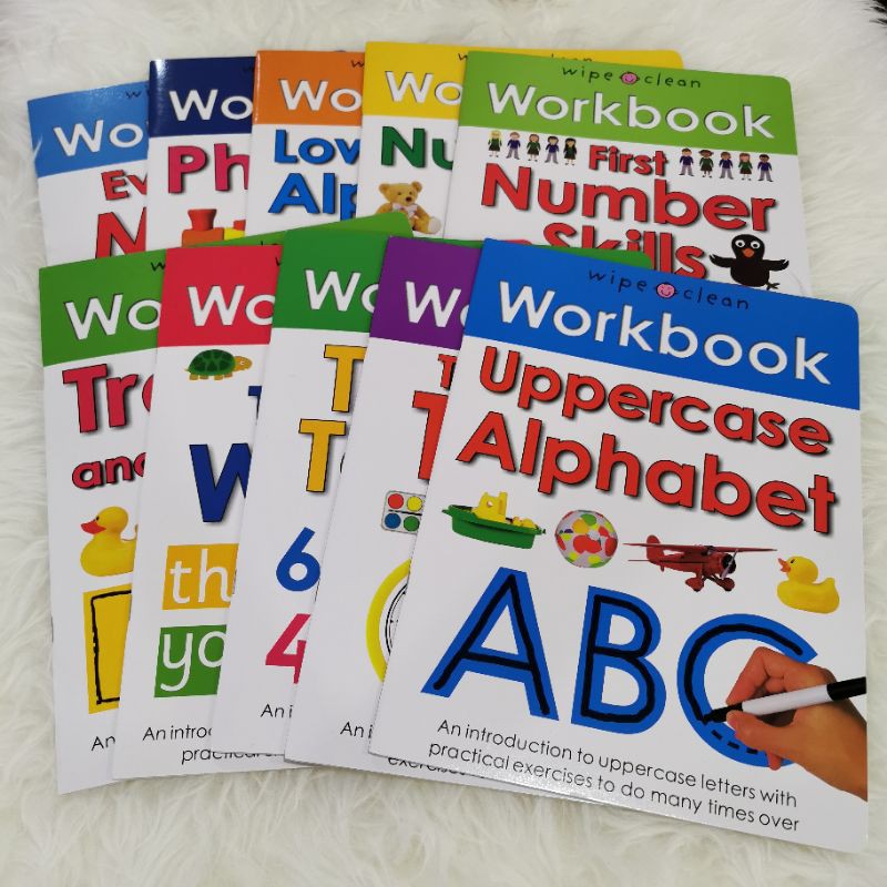 Jual Buku Wipe Clean Workbook Ages 3-5 Reuseable Book | Shopee Indonesia