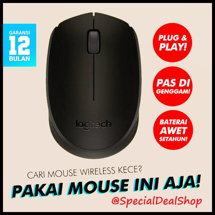 Jual Logitech Wireless Mouse M170 Asli / Mouse Wireless M 170 Original | Shopee Indonesia