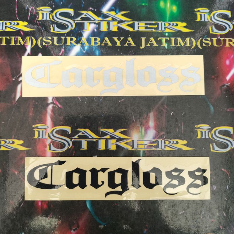 Jual stiker cutting Cargloss CARGLOSS | Shopee Indonesia