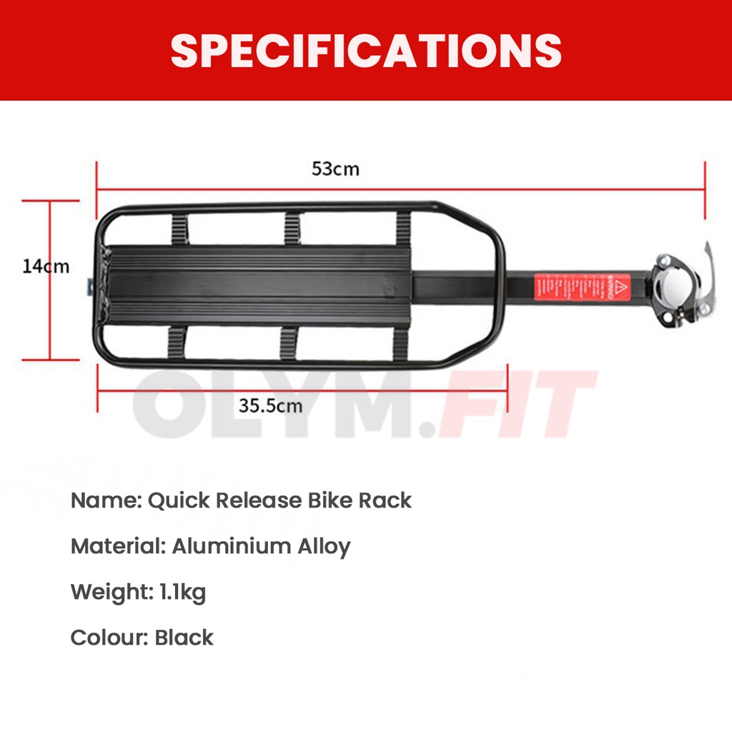 Jual Rak Belakang Sepeda | Boncengan Tas Belakang Sepeda Bike Rear Rack ...