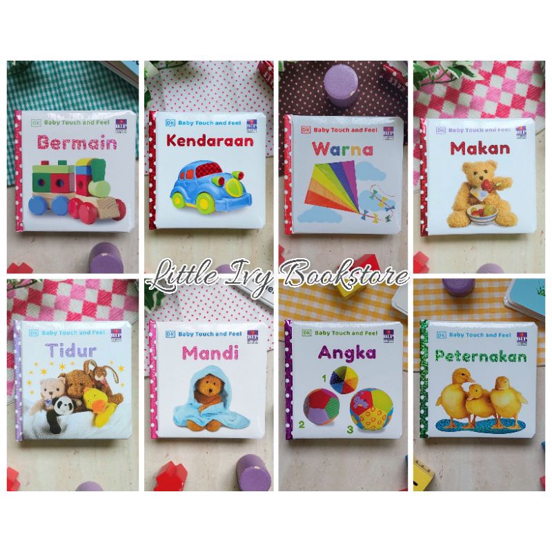 Jual DK Baby Feel and Touch Book Bermain/Kendaraan/Warna/Makan/Tidur ...