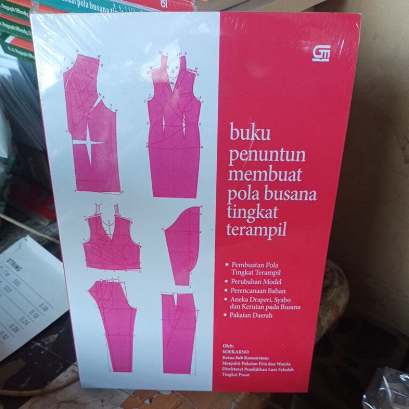 Jual buku penuntun membuat pola busana tingkat terampil belajar menjahit | Shopee Indonesia