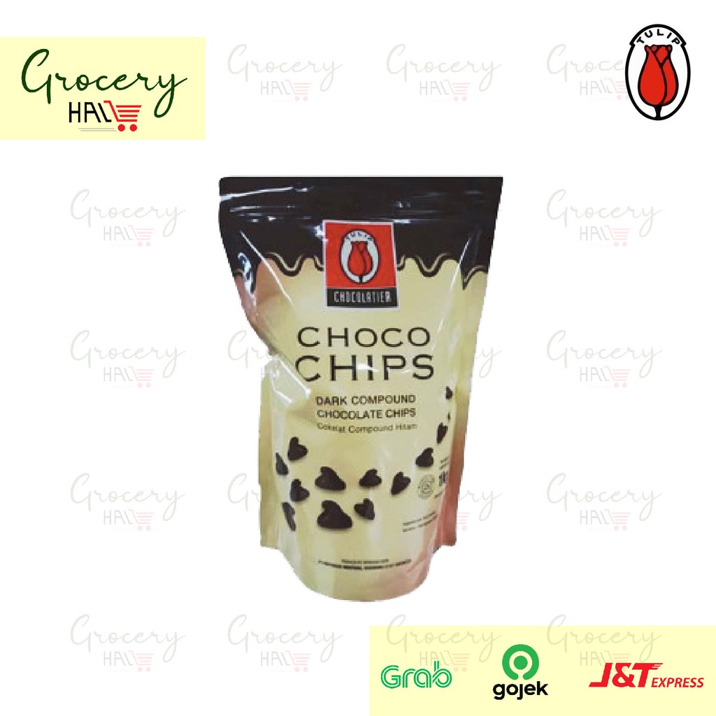 Jual TULIP CHOCO CHIPS PREMIUM 1KG ( CHOCOLATE CHIPS - CHOCOCHIPS ...