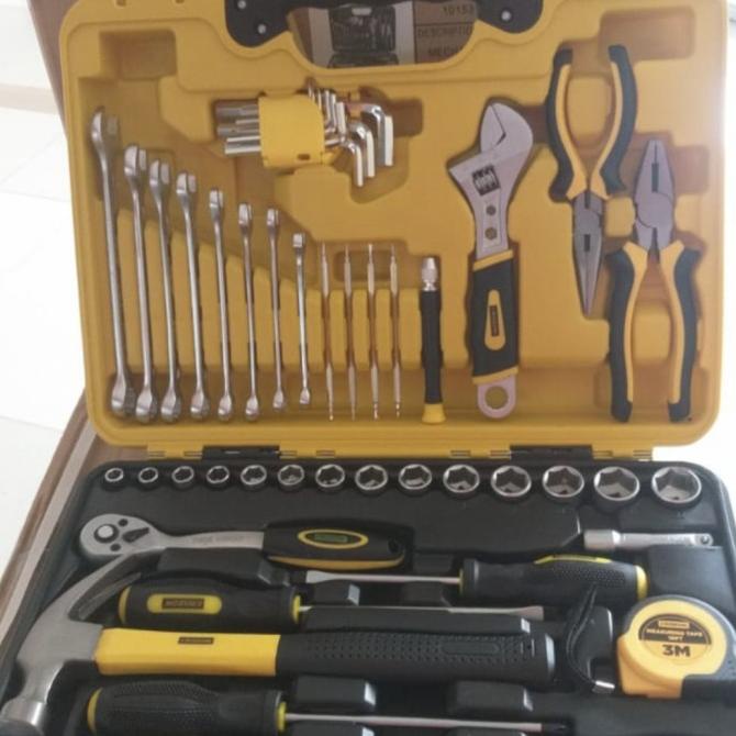 Jual Krisbow set perkakas tool kit handtools tool mekanik 78 pcs ...