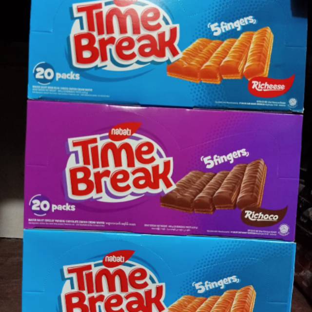 Jual Time break varian rasa per box isi 20 pcs | Shopee Indonesia