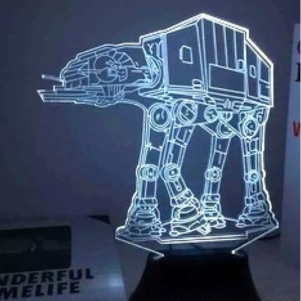 Jual LAMPUMEJA_ D Star Wars Death Star Hologram LED Lampu Dekorasi ...