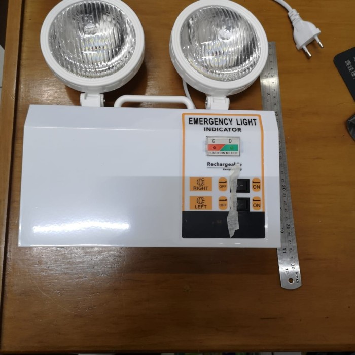 Jual Lampu Emergency LED Mata Kucing 2mata 2 Mata 2x3w Dinding LED ...