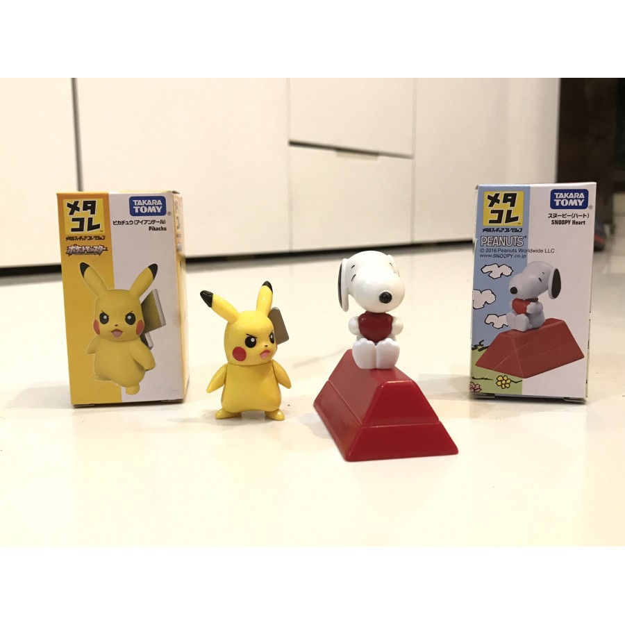 Jual TOMICA POKEMON PIKACHU PEANUTS SNOOPY HEART ORIGINAL TAKARA TOMY ...
