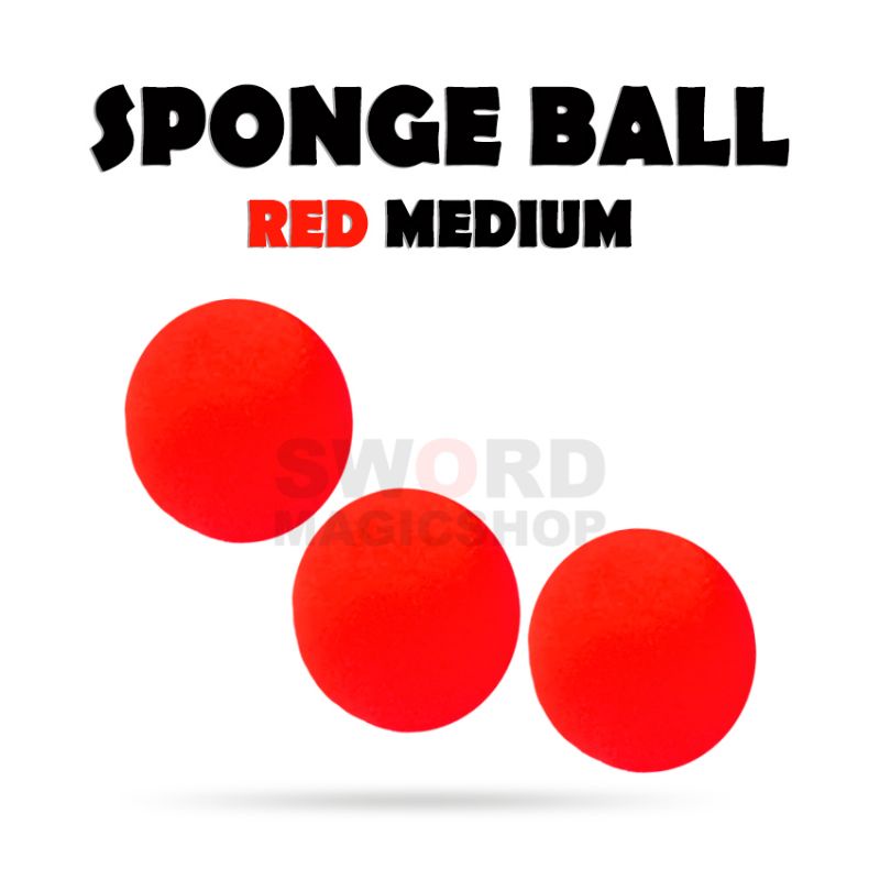 Jual Alat Sulap Sponge Ball Red Medium - Sponge Ball Merah - Sulap Spon ...