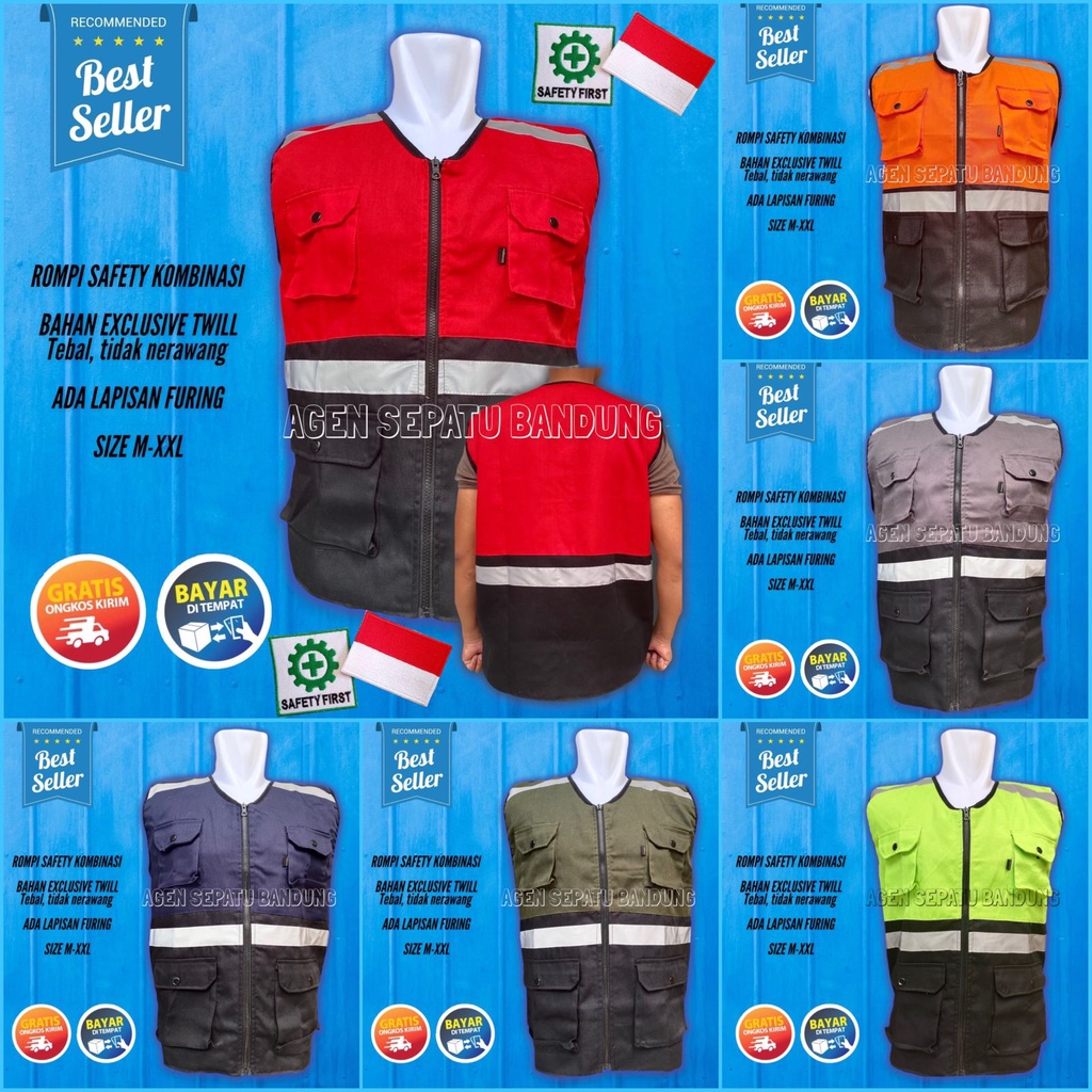 Jual AGEN ROMPI SAFETY K3 - ROMPI KERJA PROYEK - ROMPI LAPANGAN BAHAN ...