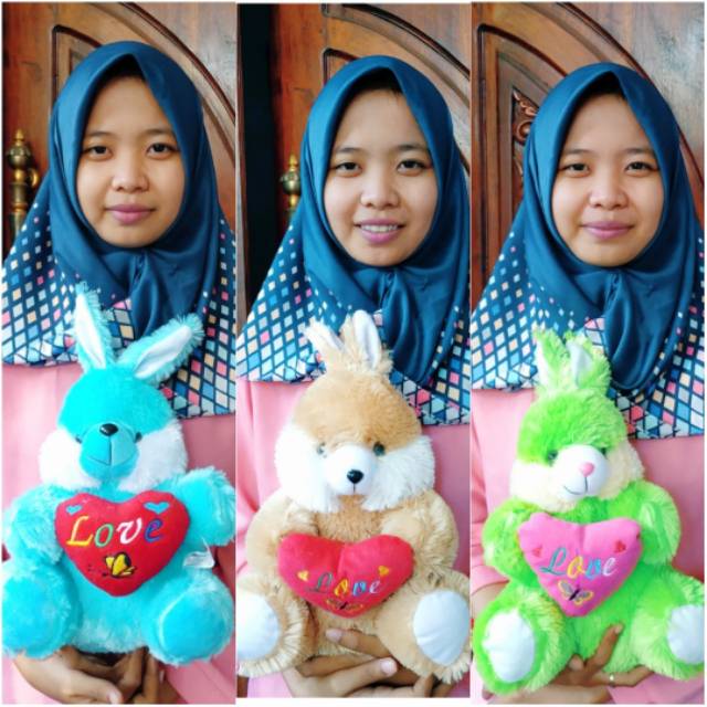 Jual Boneka Kelinci Love SNI 33cm | Shopee Indonesia