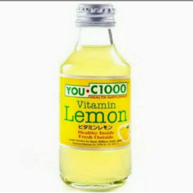 Jual You C 1000 Vitamin Lemon 140ml X 30 / Karton | Shopee Indonesia