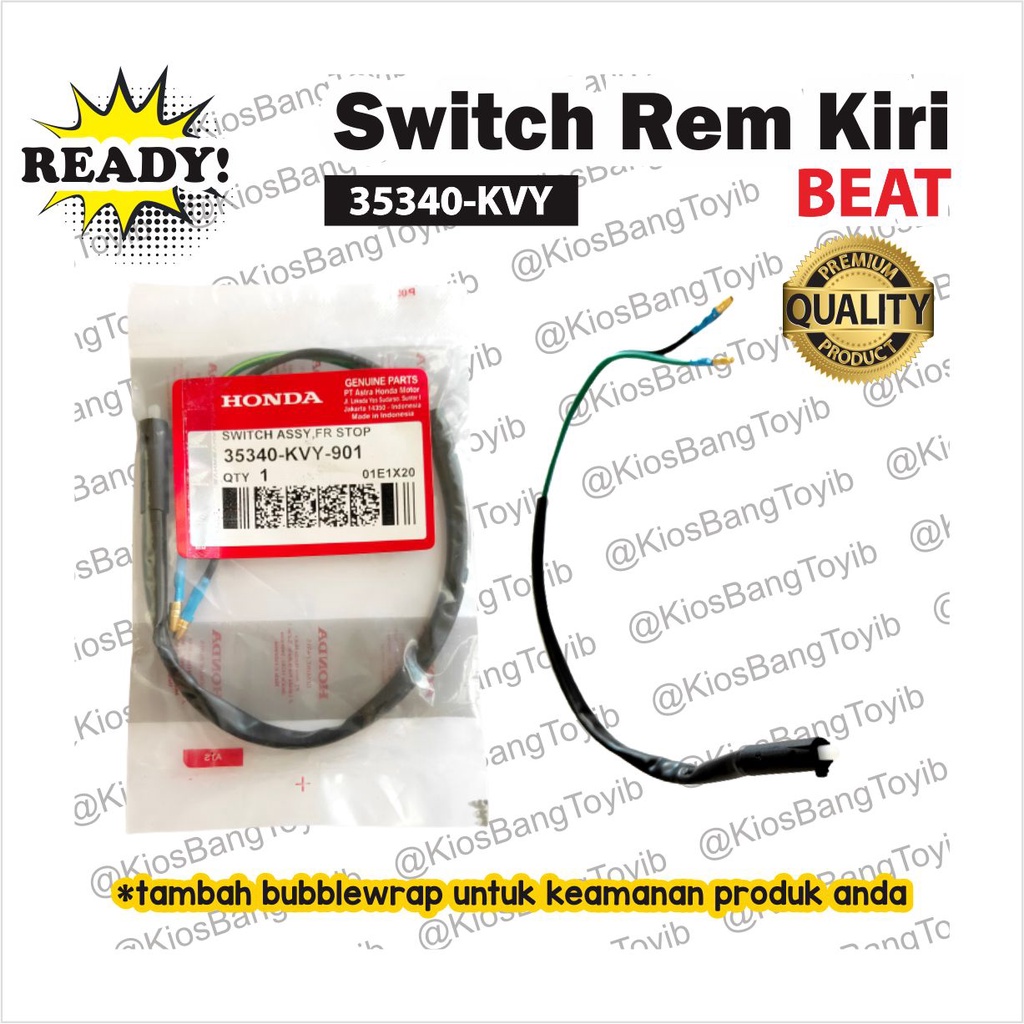 Jual Switch Swit Stop Rem Kiri Honda Beat Vario Scoopy Spacy (35340-KVY ...